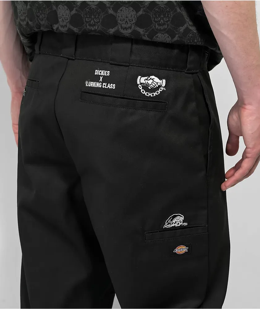 Dickies x Lurking Class by Sketchy Tank Black Double Knee Skate Pants ...