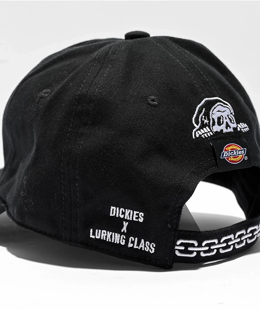Dickies x Lurking Class by Sketchy Tank CB Black Strapback Hat at Mall ...