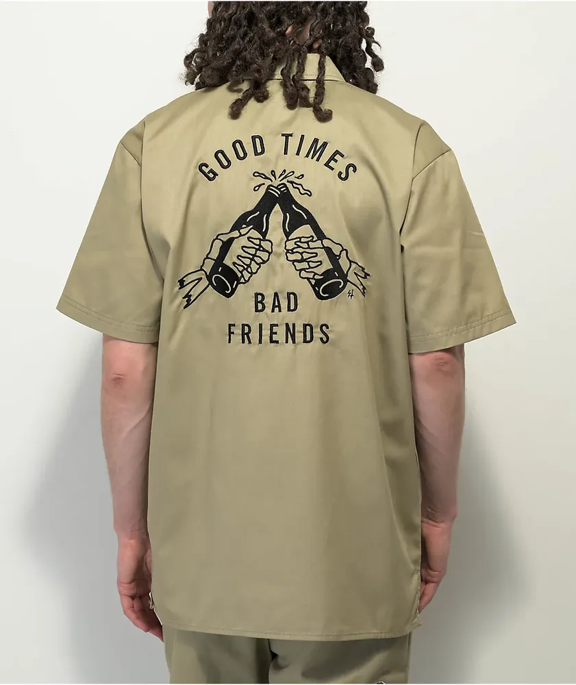 Dickies x Lurking Class by Sketchy Tank Good Times Beige Dickies x Lurking Class by Sketchy Tank Good Times Beige