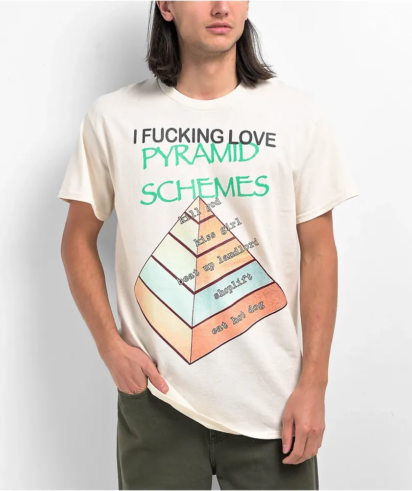Dogecore Pyramids Natural T-Shirt | CoolSprings Galleria