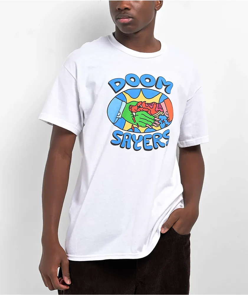 Doomsayers Snakebite White T-Shirt | Hamilton Place