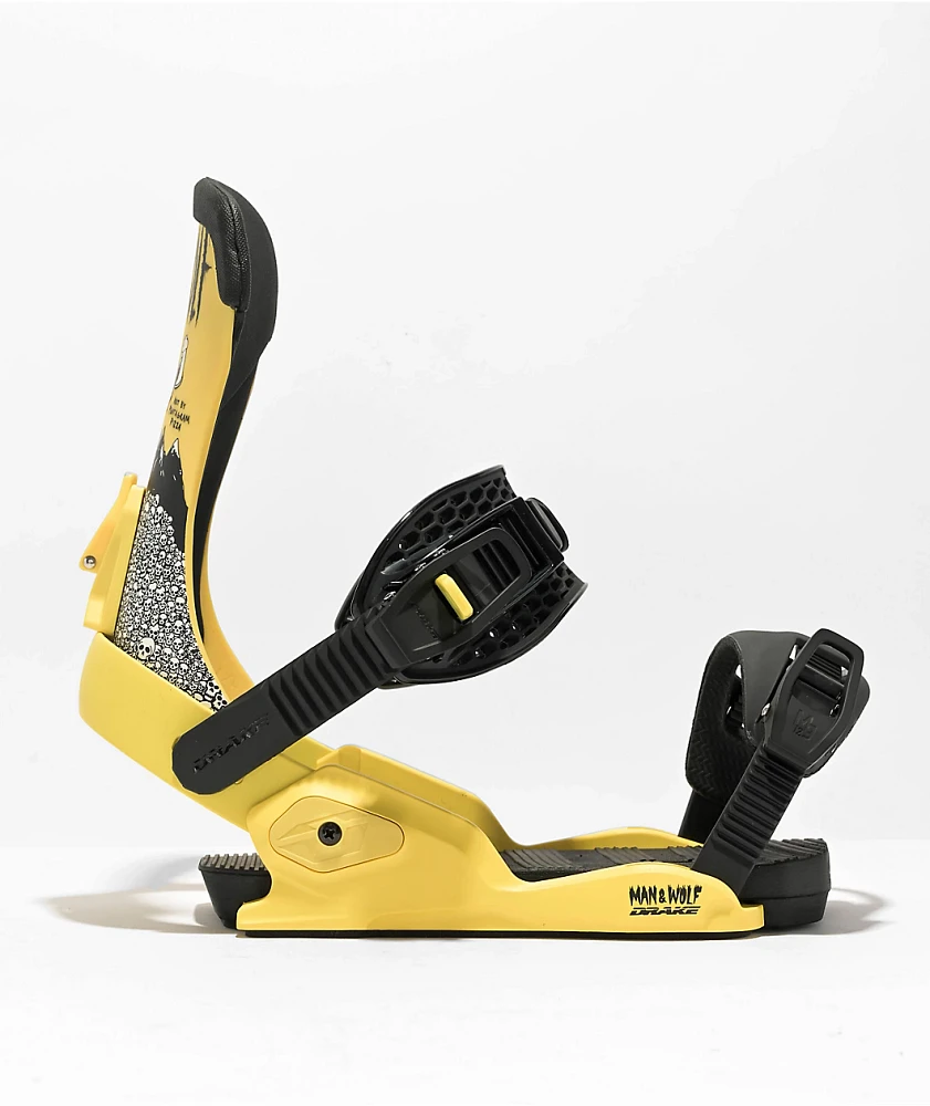 Drake x Man & Wolf Fifty Yellow Snowboard Bindings | Mall of America®