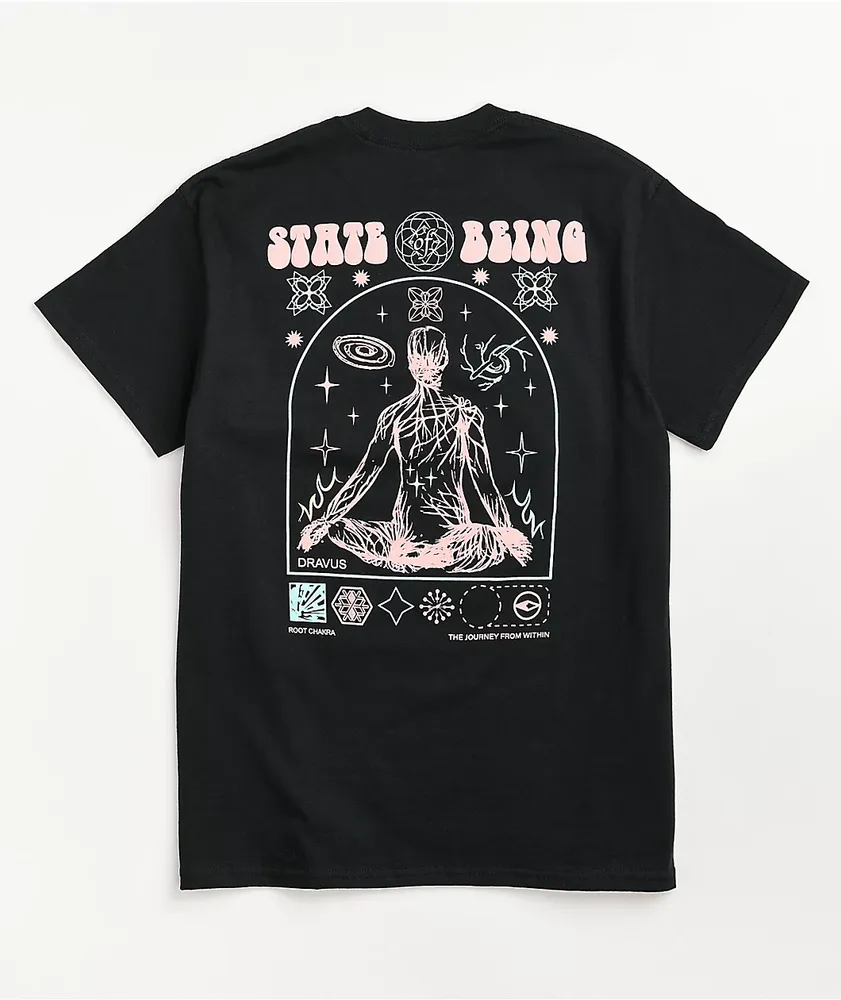 Dravus State Of Being Black T-Shirt | Hamilton Place