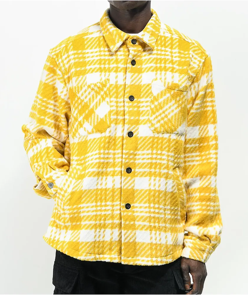 EPTM Slit Yellow & White Flannel Shirt | CoolSprings Galleria