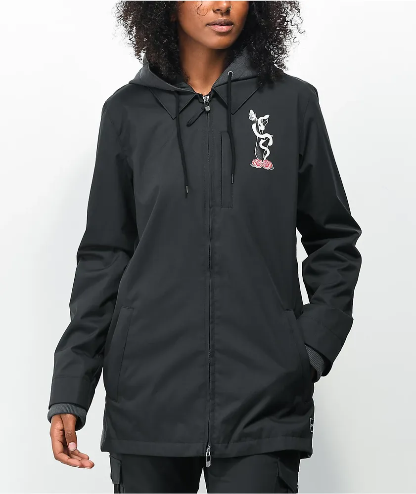 Empyre Big Creek Black Patchwork 10K Snowboard Jacket | CoolSprings ...