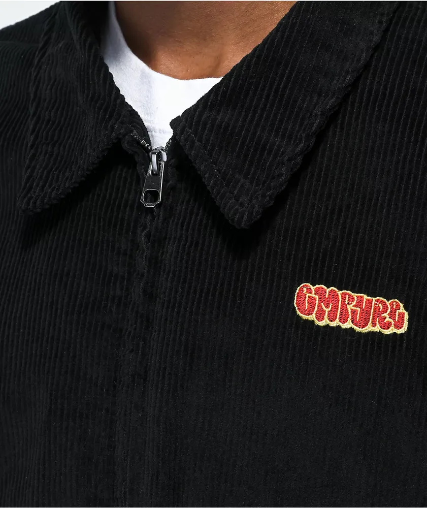 Empyre Logo Black Corduroy Coaches Jacket | Coquitlam Centre
