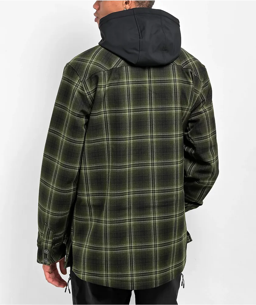 Empyre Traversed Green & Black Plaid 10K Snowboard Jacket 2024 | Mall ...