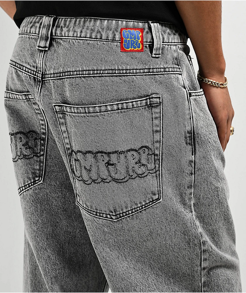 Empyre Ultra Loose Fit Scramble Grey Skate Jeans at Mall of America® in ...