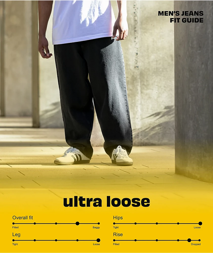 Empyre Ultra Loose Fit Shmutz Black Wash Skate Jeans at Mall of America ...