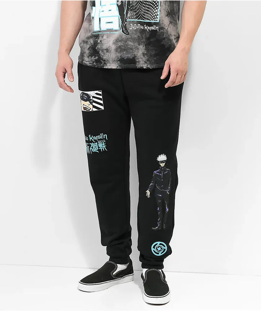 Episode x Jujutsu Kaisen Standing Gojo Black Sweatpants | CoolSprings ...