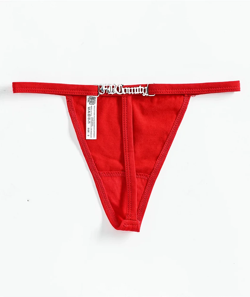 FB County Logo Red Thong Underwear at Mall of America® in Bloomington, MN