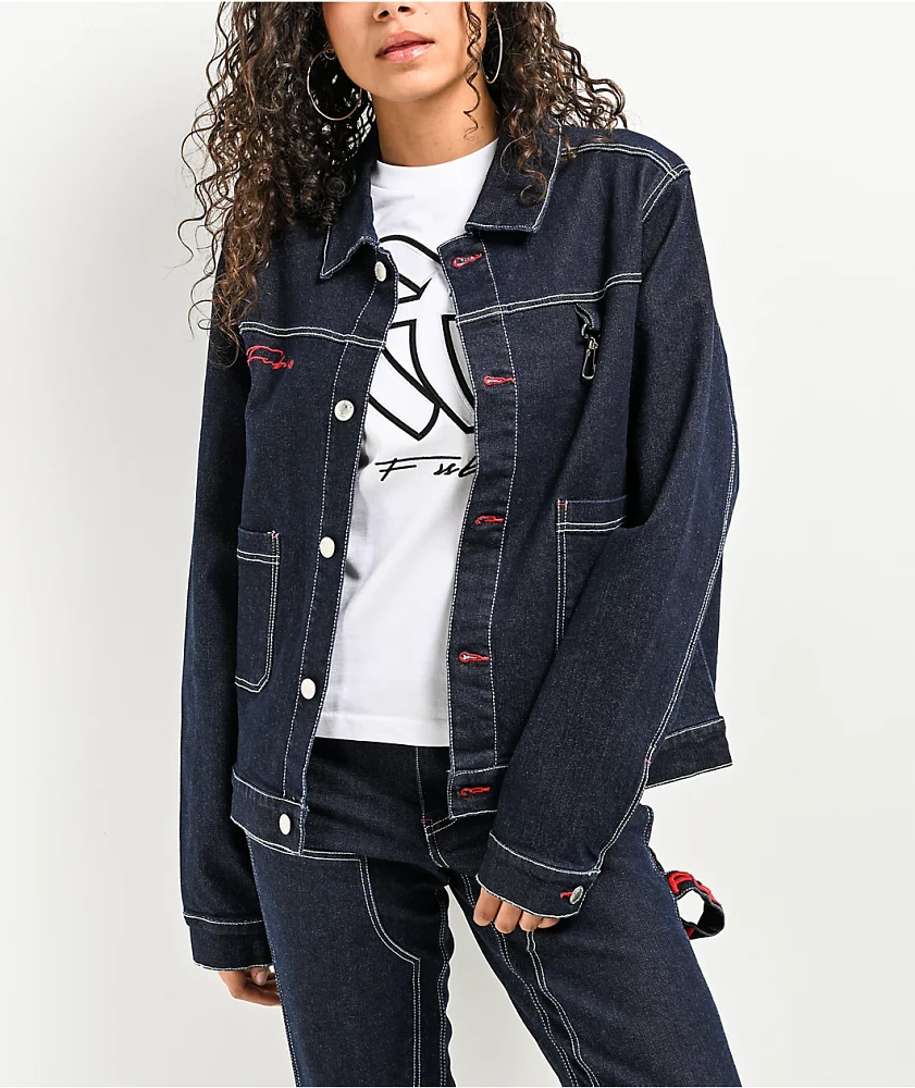 FUBU Classic Dark Blue Denim Jacket | Mall of America®