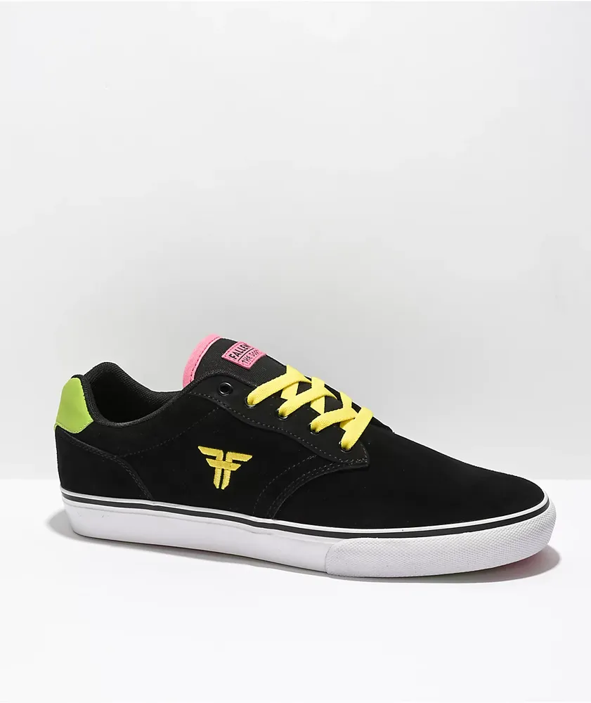 Fallen The Goat Black, Pink, & Green Skate Shoes | Hamilton Place