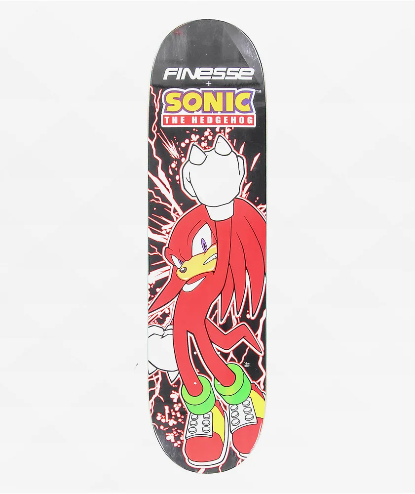 Finesse x Sonic The Hedgehog Knuckles 8.25" Skateboard Deck | Hamilton ...