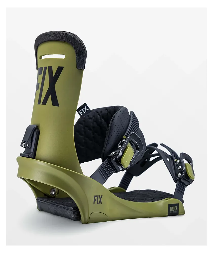 Fix Truce Smoke Grey Snowboard Bindings 2024 | Hamilton Place