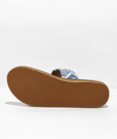 Flojos Grace Blue Sandals | Hamilton Place