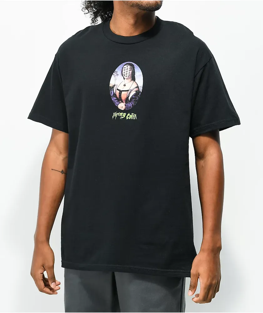 Flying Coffin Logo Flying Coffin Blue Men's Size Medium T Shirt Alien