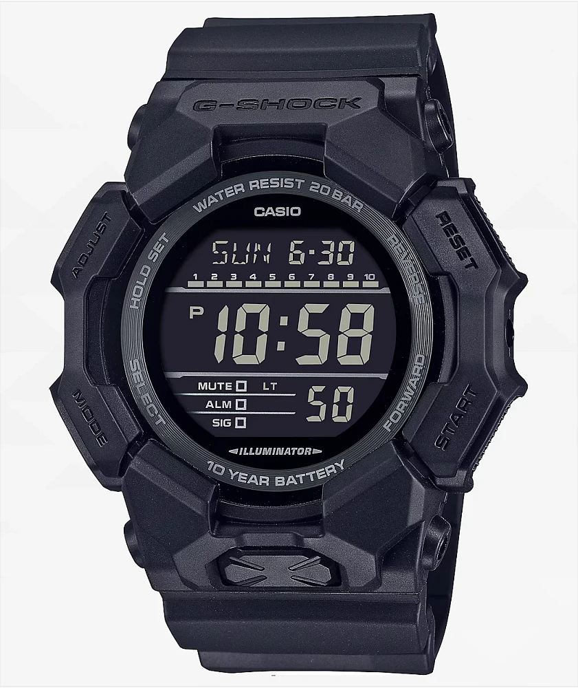 G-Shock GD010-1A1 Black Digital Watch | Hamilton Place
