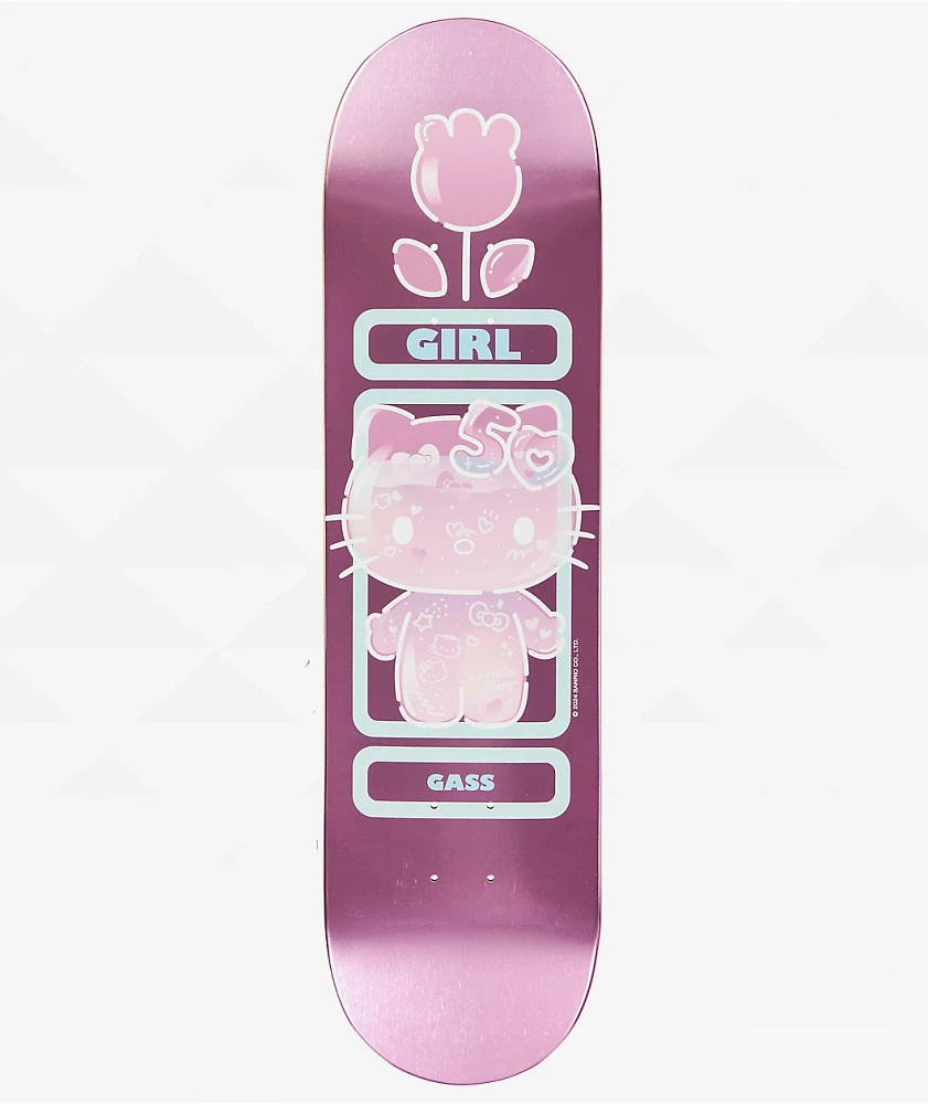 Girl x Hello Kitty Gass 50th Anniversary 8.125" Skateboard Deck at Mall ...