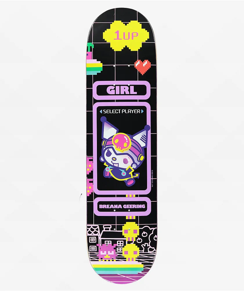 Girl x Sanrio Geering Kawaii Arcade 8.0" Skateboard Deck | Hamilton Place