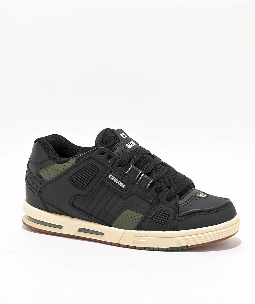 Globe Sabre Black & Combat Green Skate Shoes | Mall of America®