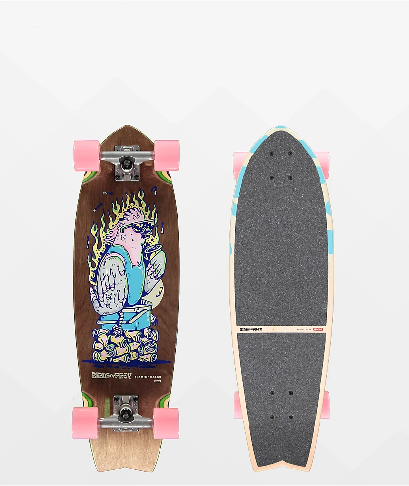 Globe Sun City Flaming Galah 30" Cruiser Skateboard Complete | Hamilton ...