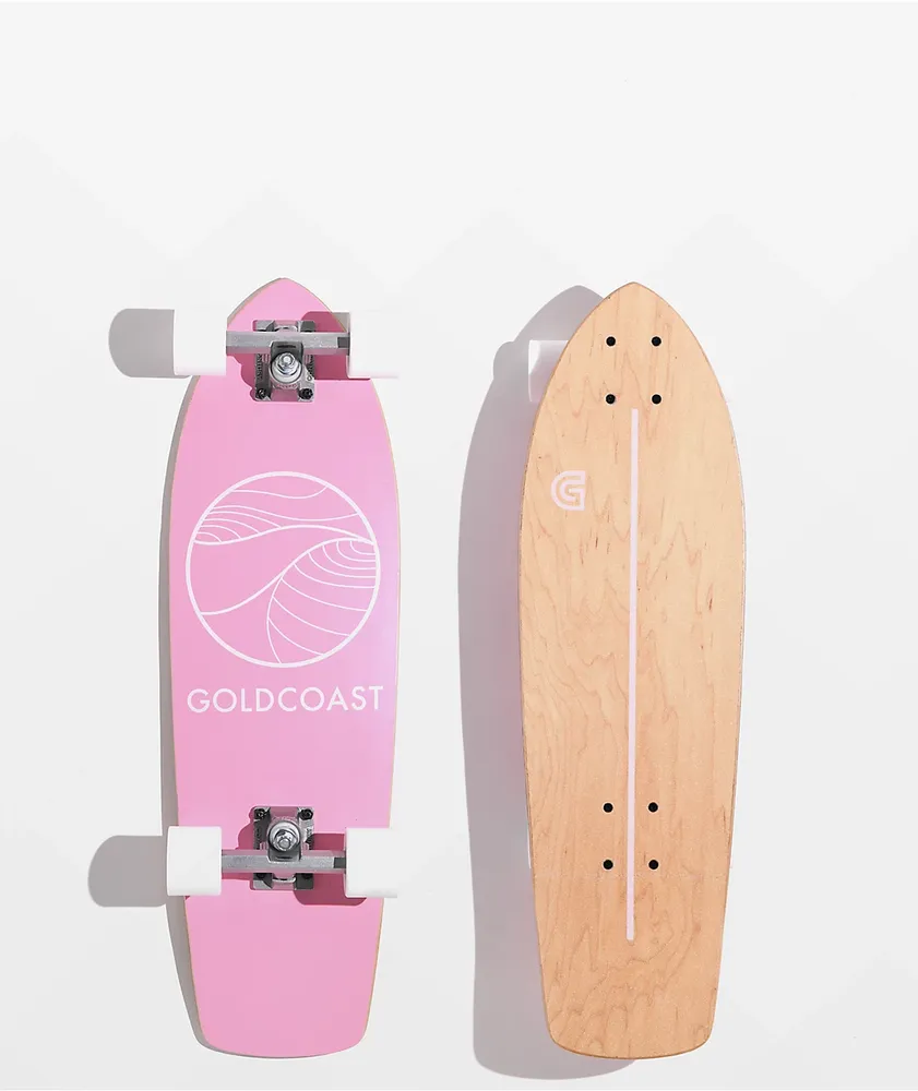 Gold Coast Classic 28" Pink Cruiser Skateboard Complete | Hamilton Place