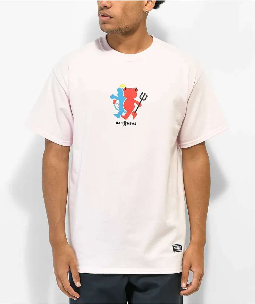Grizzly Bad Meets Evil Pink T-Shirt | Hamilton Place