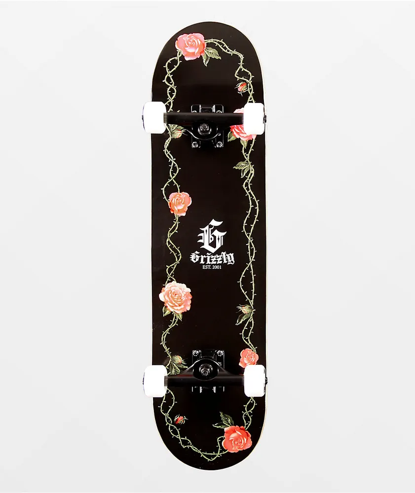Grizzly G Rose 8.0" Skateboard Complete | Hamilton Place