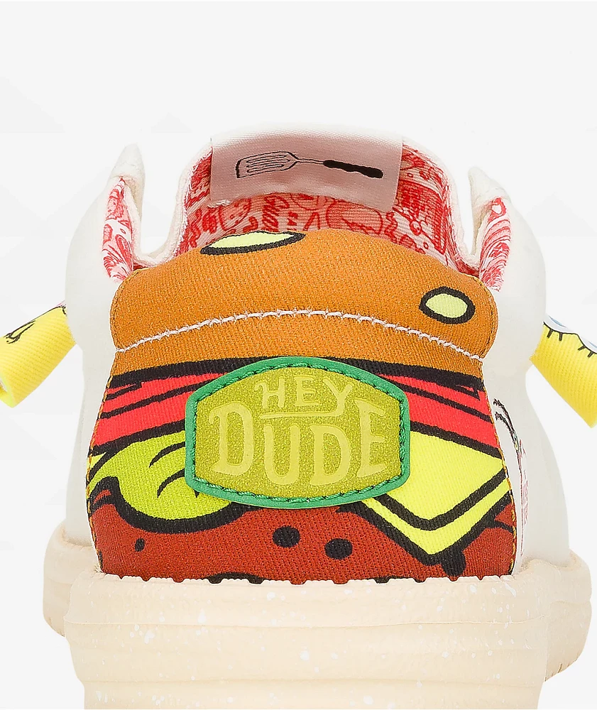 HEYDUDE x SpongeBob SquarePants Wally Krabby Patty Funk Tan Shoes ...