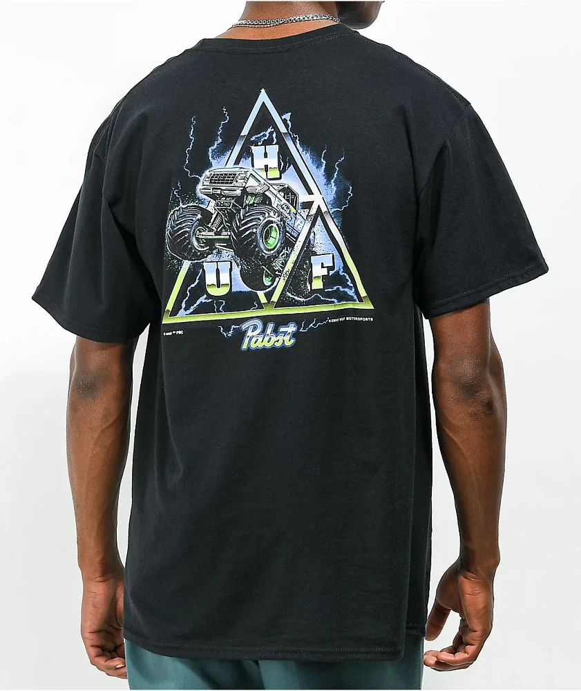 HUF x PBR Pabst Triple Triangle Black T-Shirt at Mall of America® in Bloomington, MN