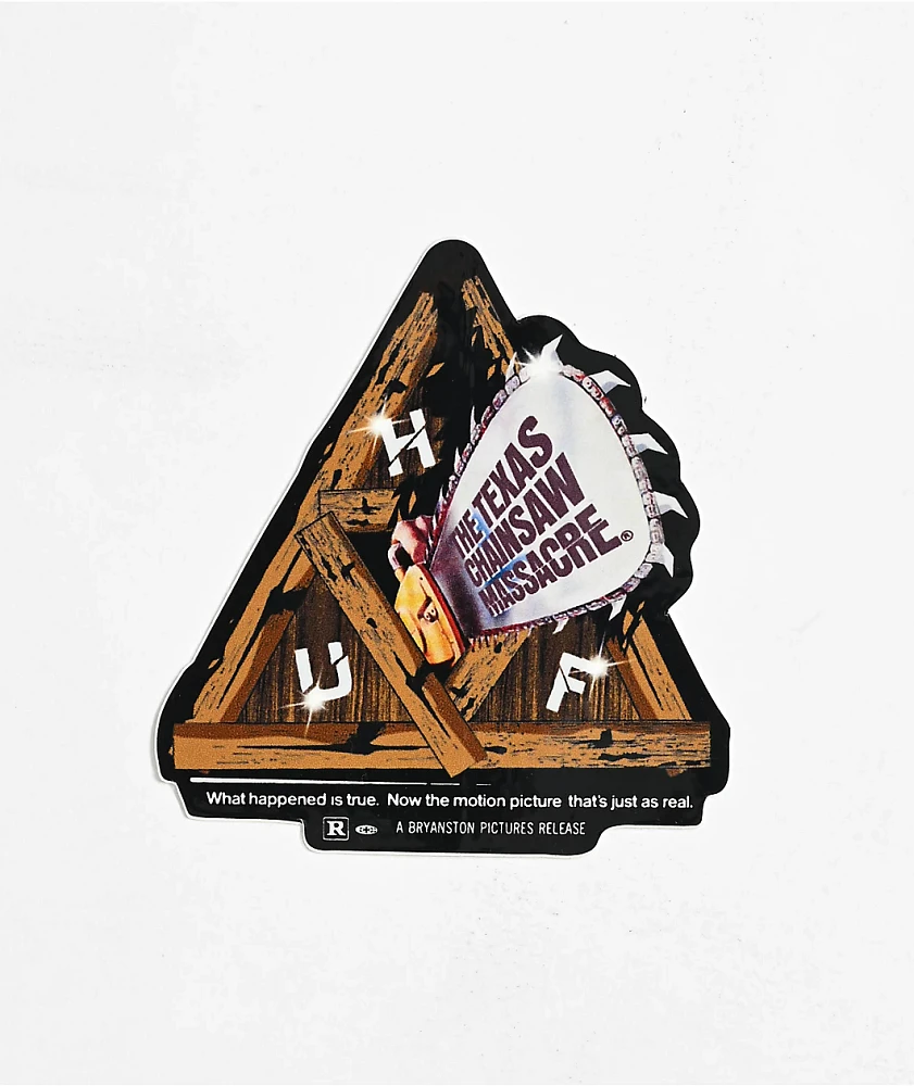 HUF x Texas Chainsaw Massacre Triple Triangle Sticker | Mall of America®