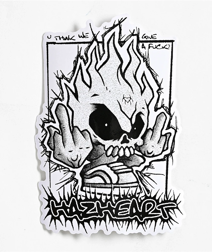 Hazheart DGAF Sticker | Hamilton Place