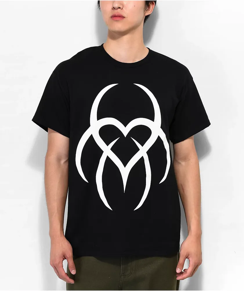 Hazheart Logo Black T-Shirt | Hamilton Place