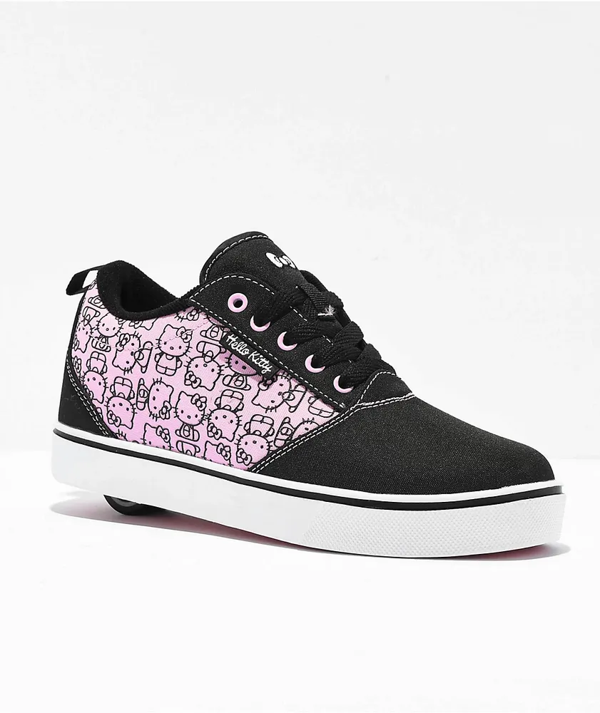 Heelys x Hello Kitty Kids Pro 20 Black & Pink Shoes | CoolSprings Galleria