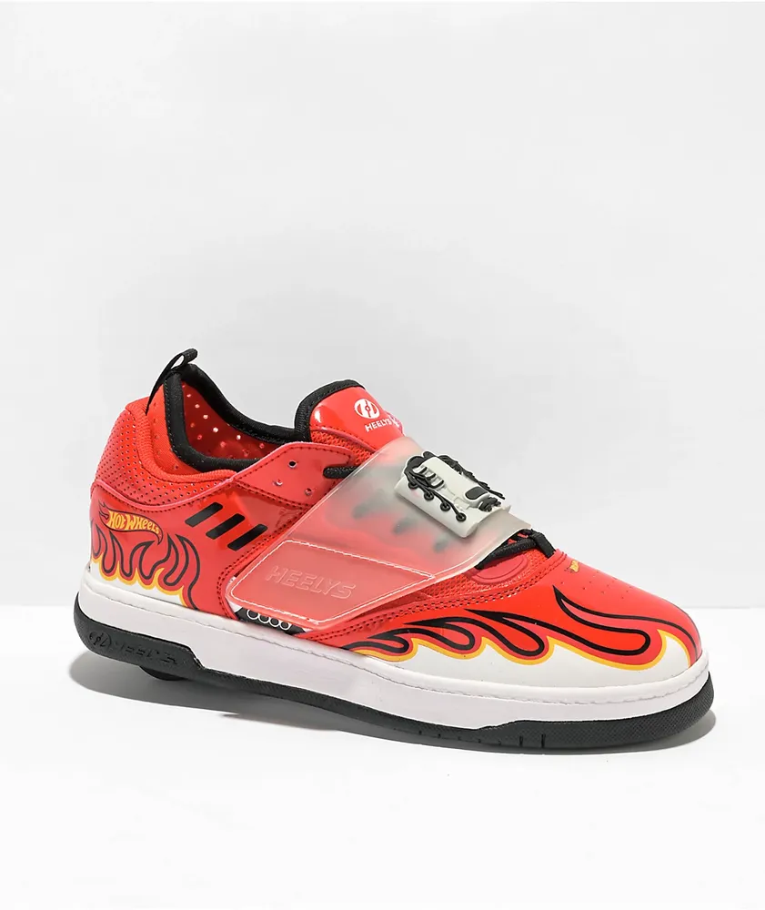 Heelys x Hot Wheels Kids Shroud Red & Black Shoes | Hamilton Place