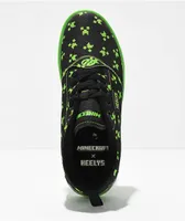 Heelys x Minecraft Creeper Pro 20 Black & Green Shoes | Hamilton Place