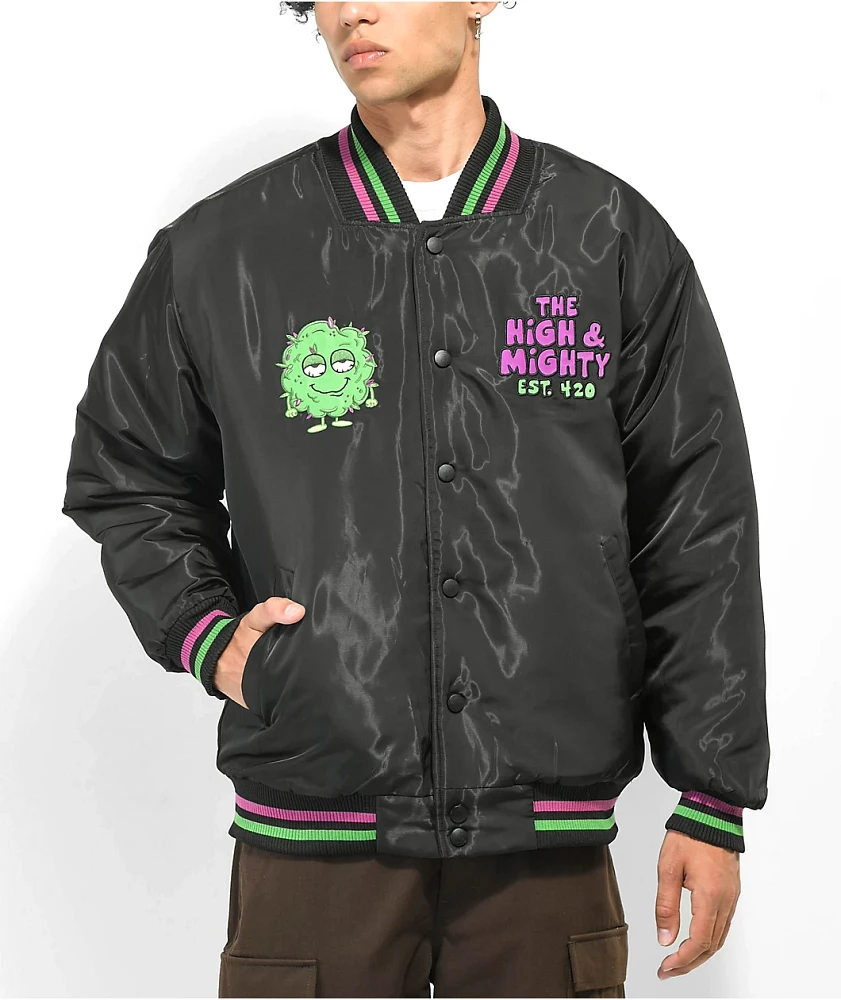 The High & Mighty High & Mighty Higher Education Black Varsity Jacket ...