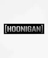 Hoonigan Censor Bar Silver & Black Sticker | Hamilton Place