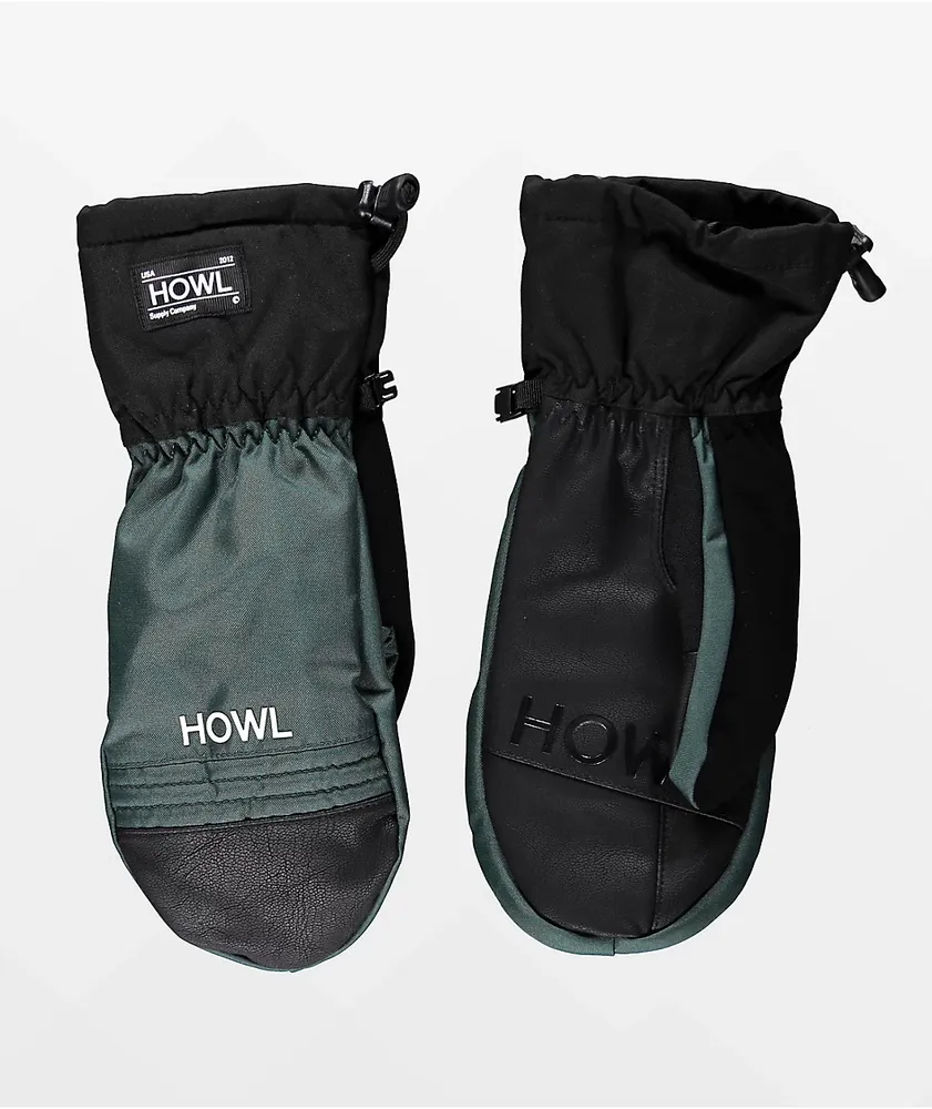 Howl Team Olive Green 10K Snowboard Mittens | Hamilton Place