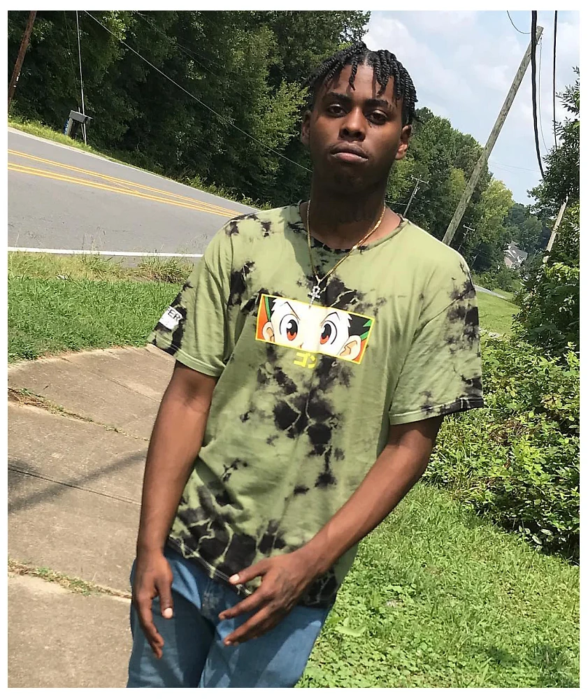 Hypland x Hunter x Hunter Gon Eye Green & Black Tie Dye T-Shirt ...