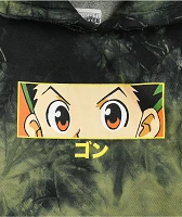 Hypland x Hunter x Hunter Gon Eye Green Tie Dye Hoodie | Hamilton Place