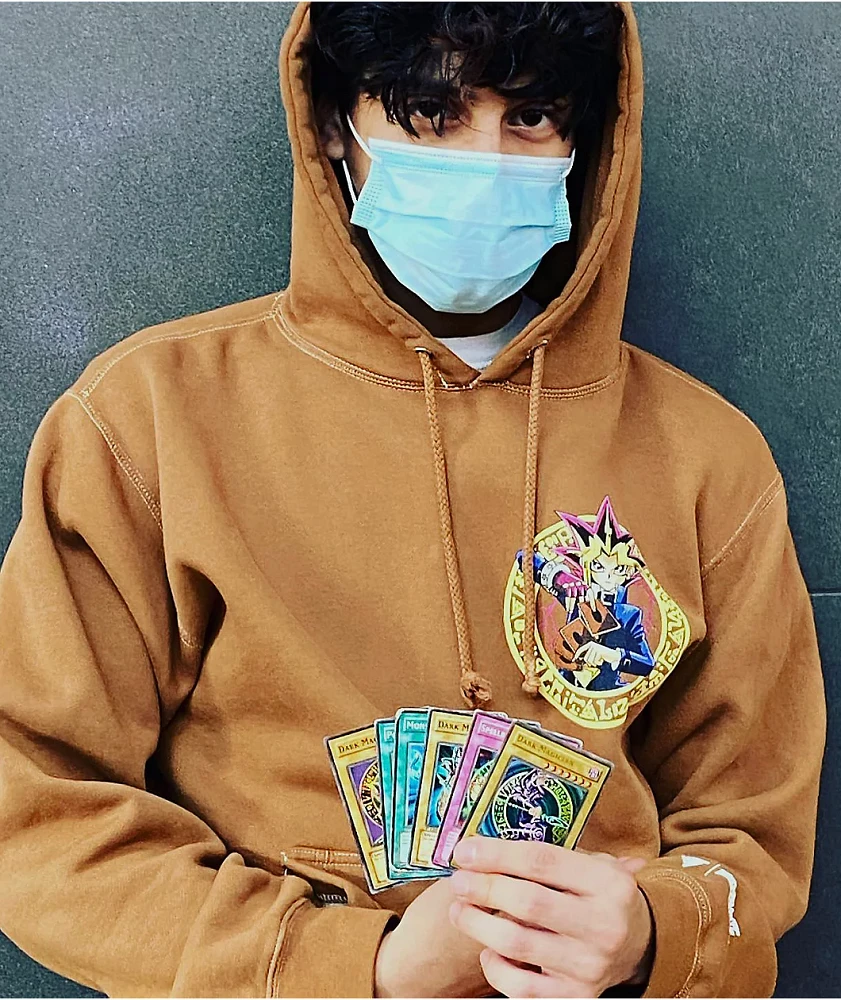 Hypland x Yu-Gi-Oh! Yugi Monsters Brown Hoodie | Mall of America®