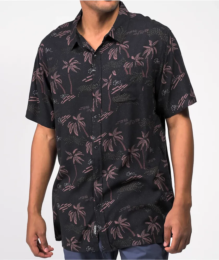 Imperial Motion Vacay Black Short Sleeve Button Up Shirt | CoolSprings ...