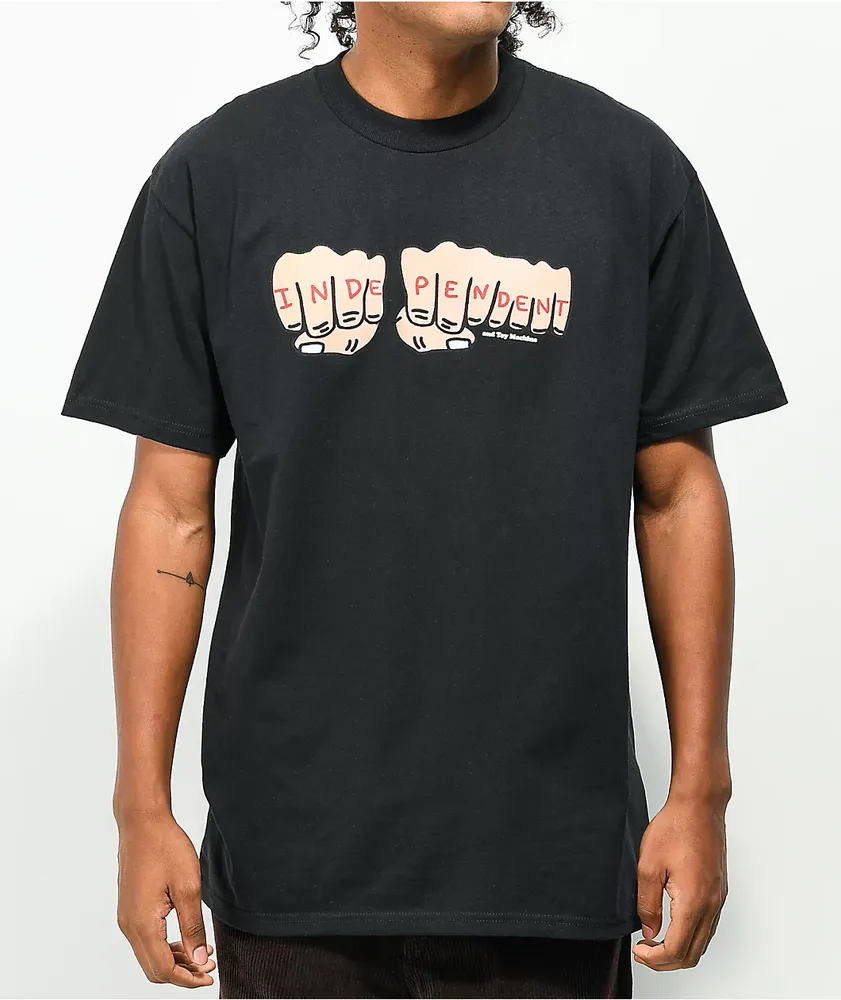 Independent x Toy Machine Fists Black T-Shirt | Hamilton Place