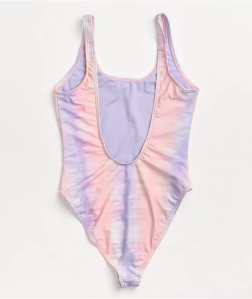 JV by Jac Vanek Don't Be A Prick Pink & Purple Tie Dye One Piece ...