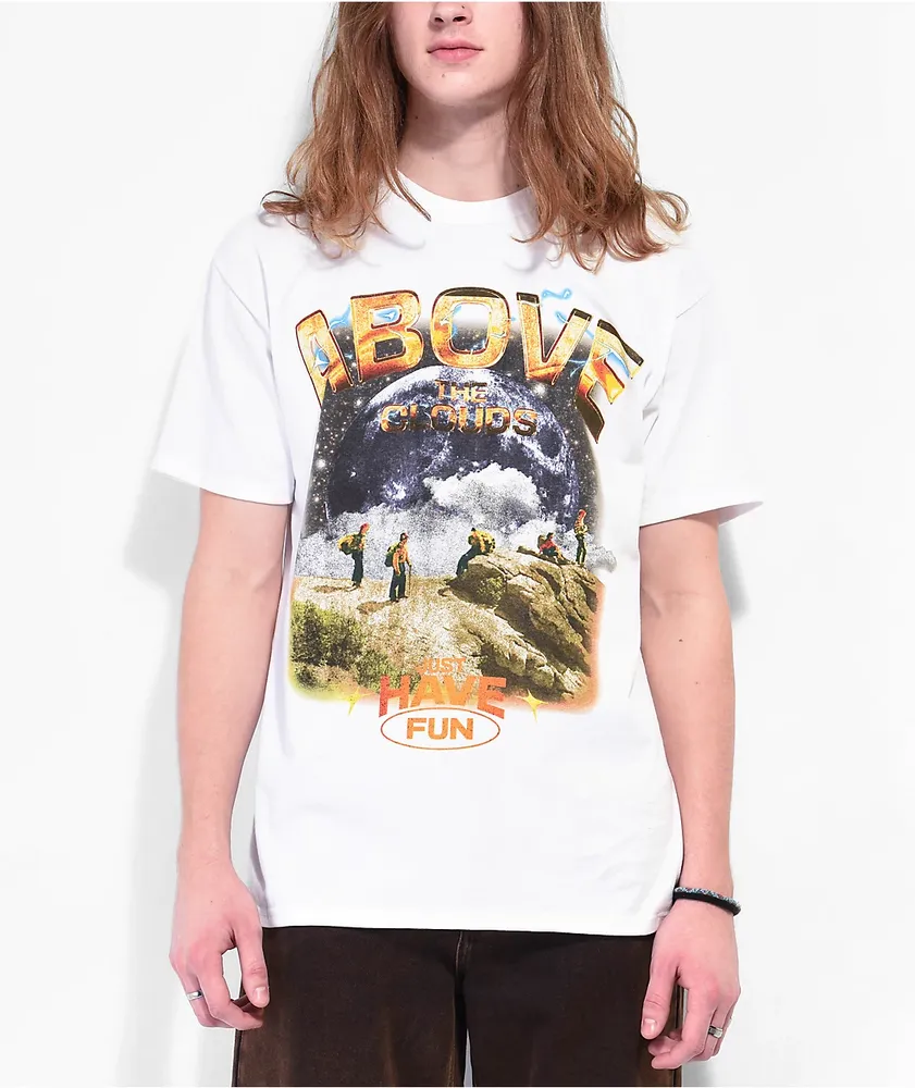 Just Have Fun Sky High White T-Shirt | Hamilton Place