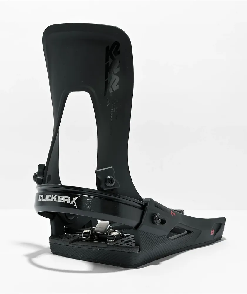 K2 Clicker X HB Black Snowboard Bindings | Hamilton Place