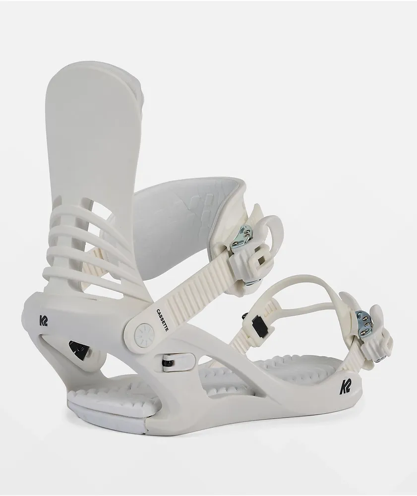 K2 Sonic White Snowboard Bindings 2024 | Hamilton Place