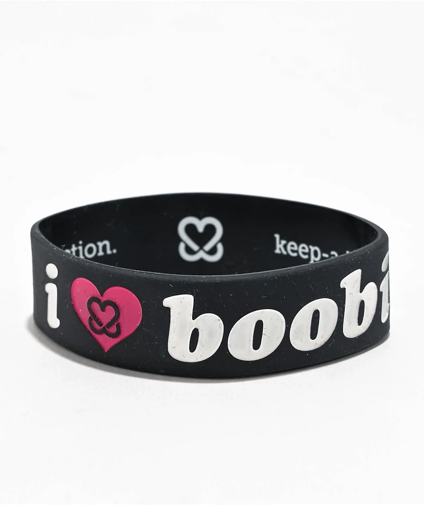 I Heart Boobies Bracelet